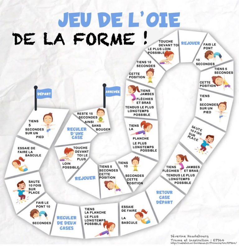 EPS – Jeu de l’oie Gainage ou Cardio CM1/CM2 | Ecole Aimé Césaire – St ...